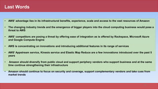 Aws business model analysis | PPT