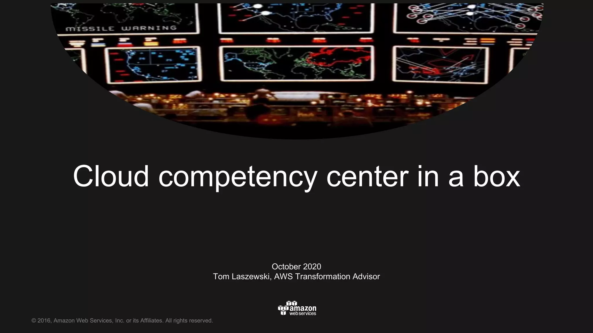 AWS Cloud Center Excellence Quick Start Prescriptive Guidance | PDF