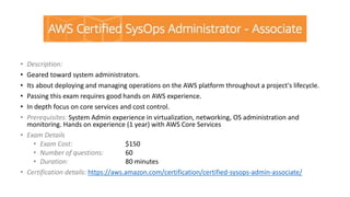 Aws certification-101 | PPT