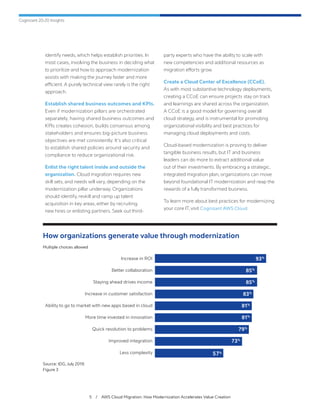 AWS Cloud Migration: How Modernization Accelerates Value Creation | PDF
