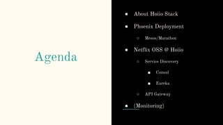 Cloud Solution Day 2016: Microservices on Mesos & Netflix OSS | PDF | Cloud Computing | Internet