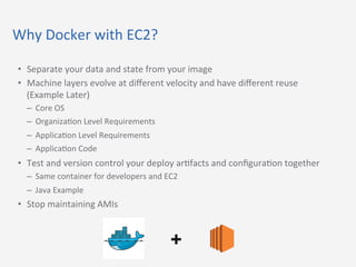 Continuous Integration with Docker on AWS | PPT