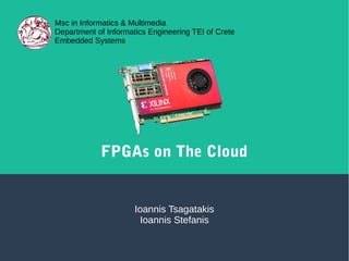 FPGA on the Cloud | PPT