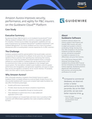 Aws guidewire-case study-final | PDF