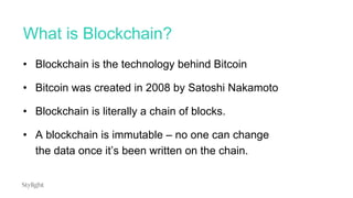 AWS IoT Button and Lambda to power a blockchain project - AWS Serverless Web Day | PPT