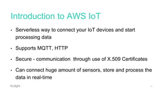 AWS IoT Button and Lambda to power a blockchain project - AWS Serverless Web Day | PPT