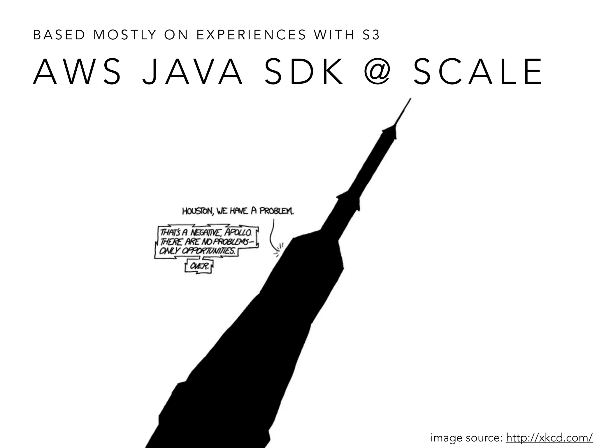 AWS Java SDK @ scale | PPT