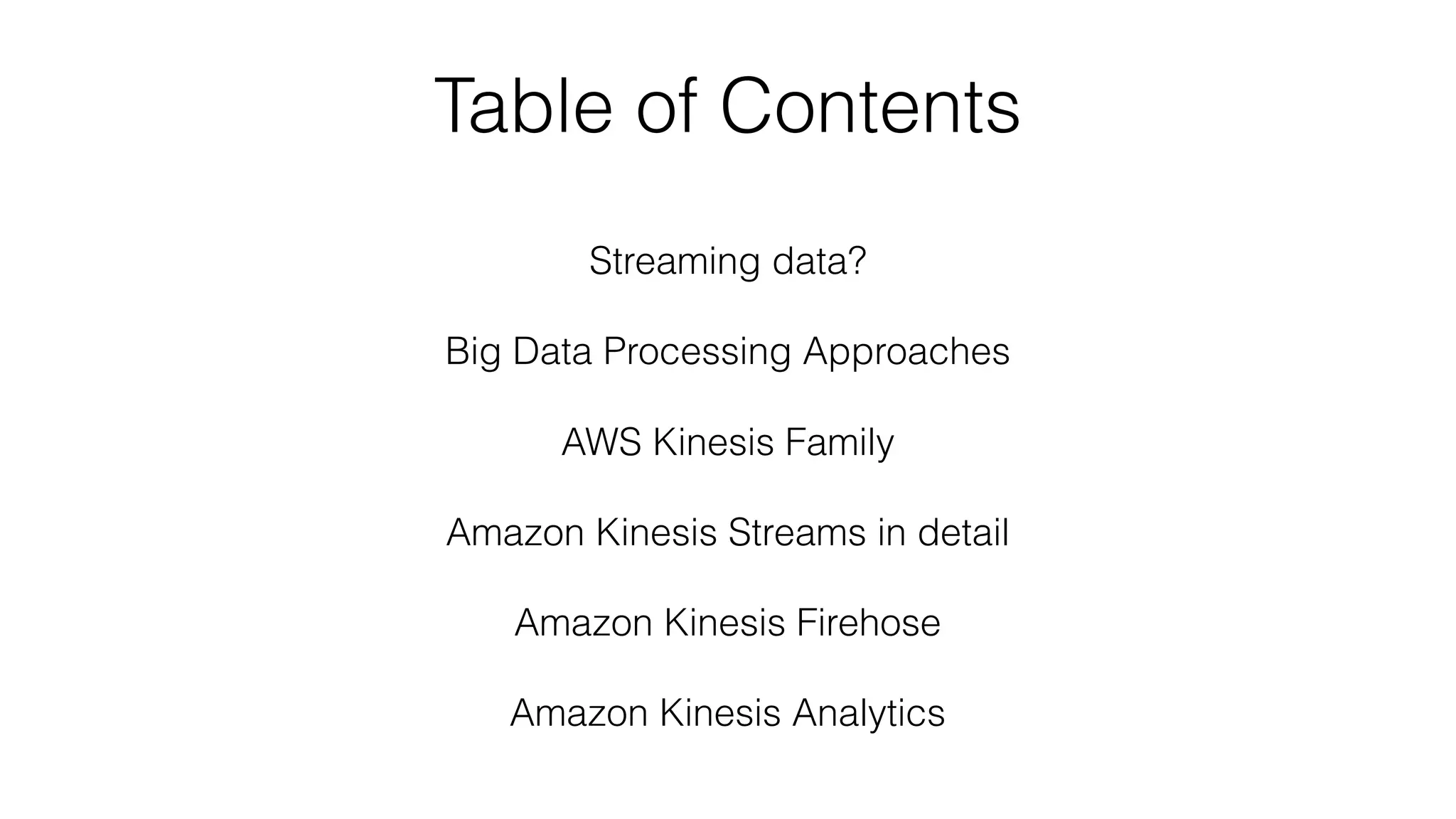 AWS Kinesis - Streams, Firehose, Analytics | PDF
