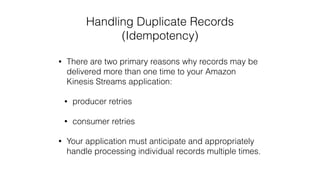AWS Kinesis - Streams, Firehose, Analytics | PDF | Databases | Computer Software and Applications