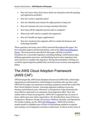 Aws migration-whitepaper-en | PDF