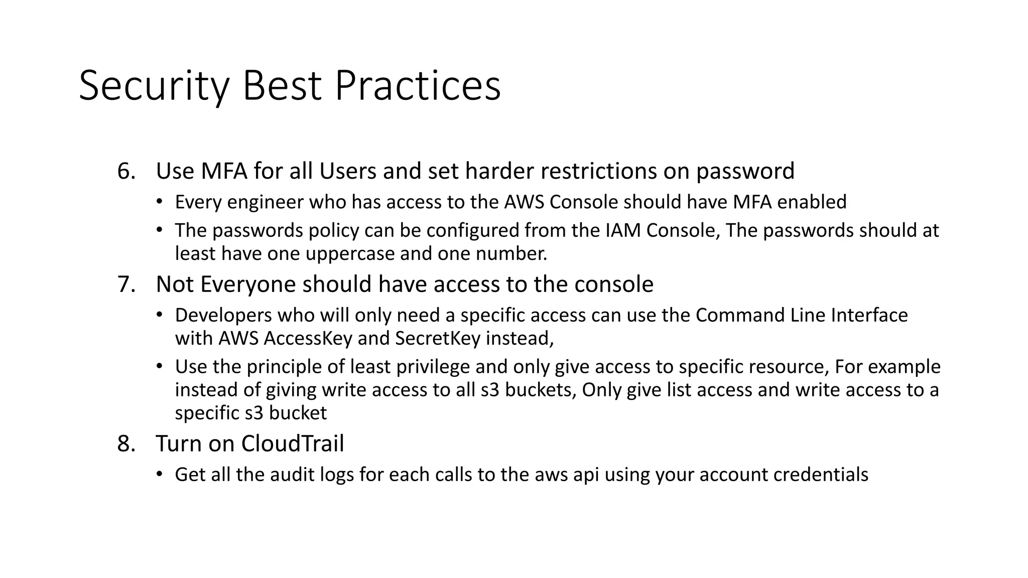 AWS Best Practices Version 2 | PPT