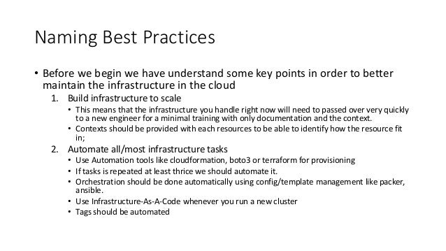 AWS Best Practices Version 2
