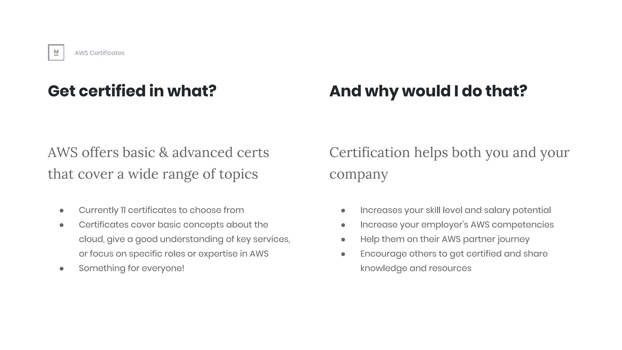 AWS Toronto User Group - One Man's Journey to AWS Solution Architect ...