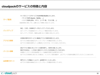 cloudpack導入資料（2010/12/24版） | PPT