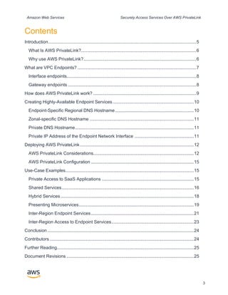 Aws privatelink | PDF