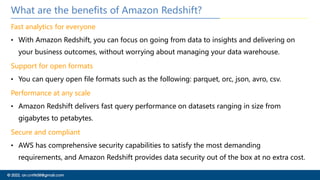 AWS-RedShift The Fundamental for beginner | PPTX
