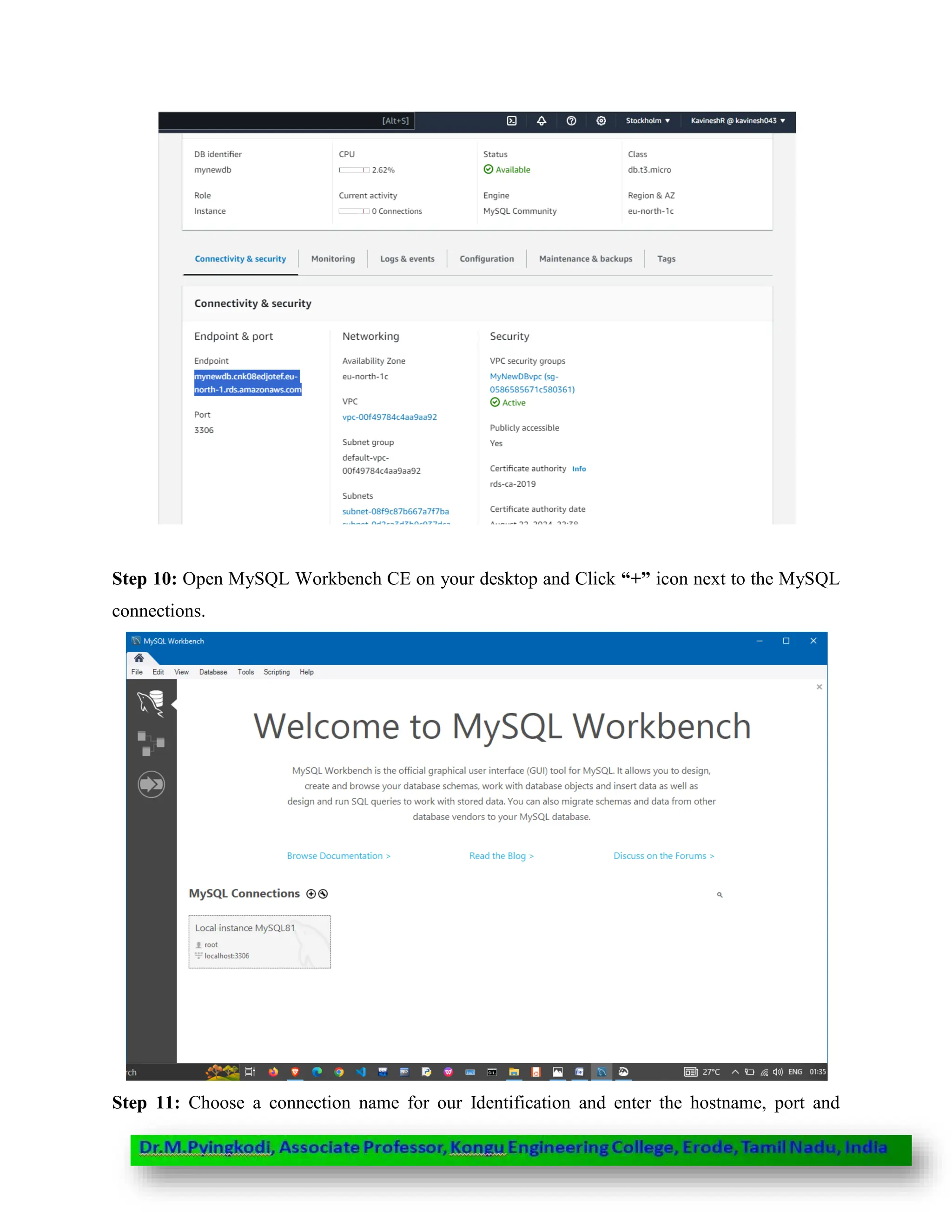 Working With Aws Relational Database Instances Pdf