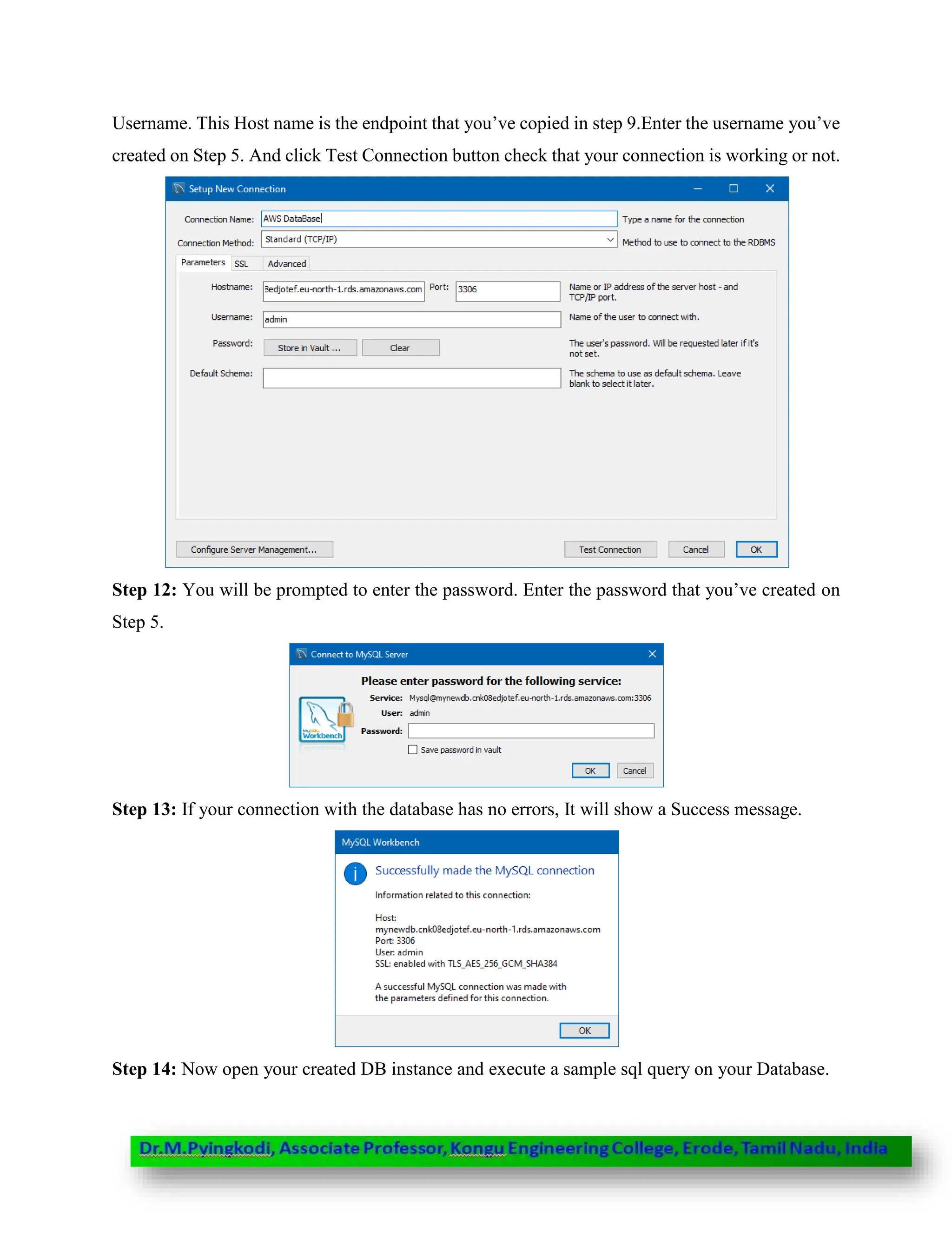 Working With Aws Relational Database Instances Pdf