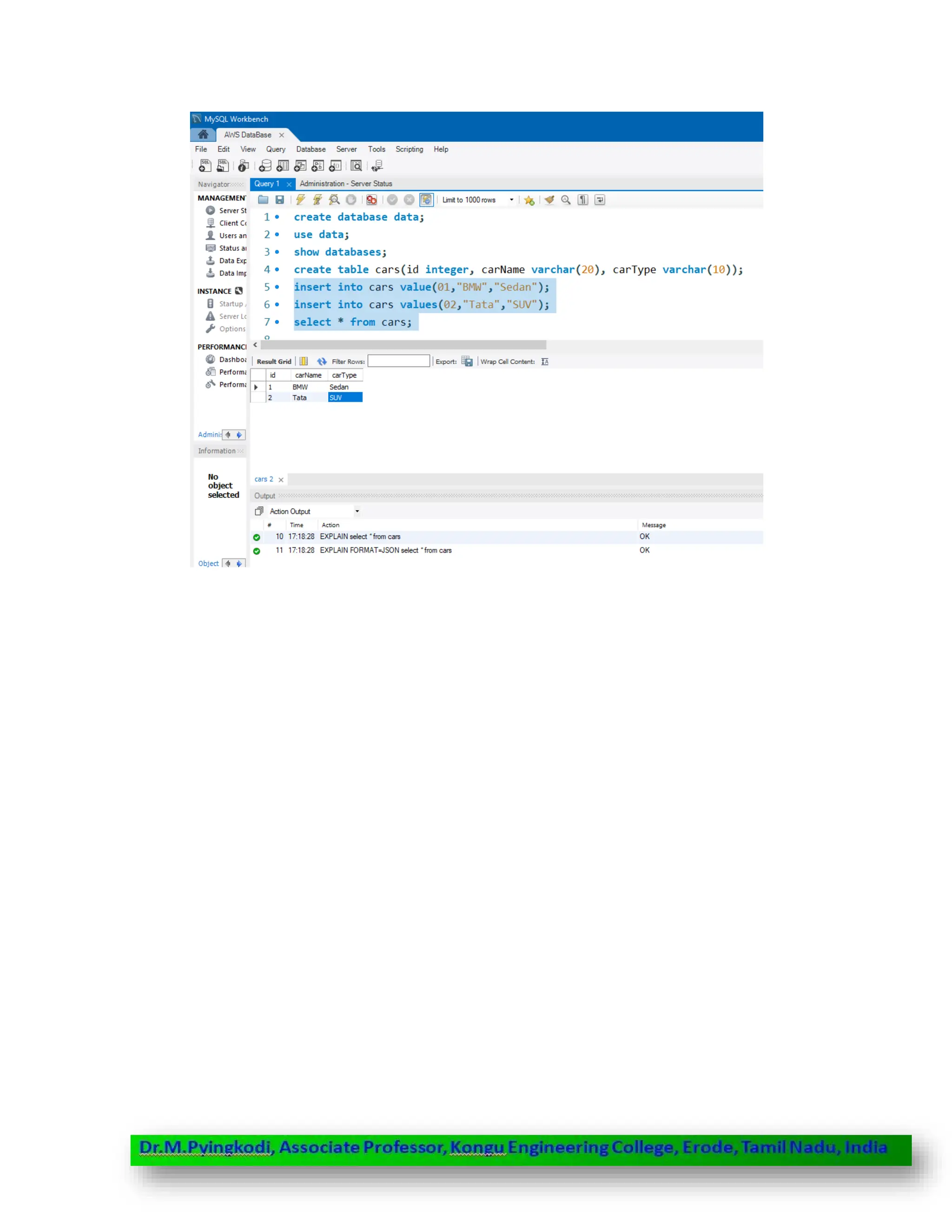Working with AWS Relational Database Instances | PDF
