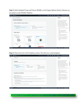 Working with AWS Relational Database Instances | PDF
