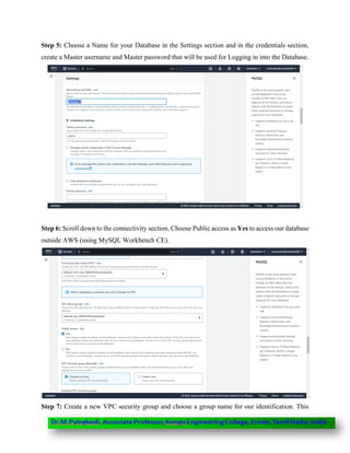 Working with AWS Relational Database Instances | PDF