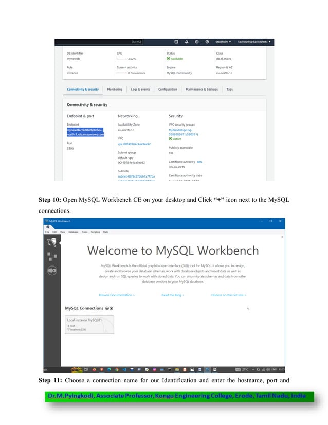 Working with AWS Relational Database Instances | PDF