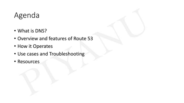 AWS Route53 Fundamentals | PPTX