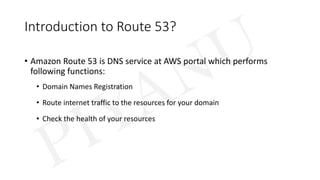 AWS Route53 Fundamentals | PPTX