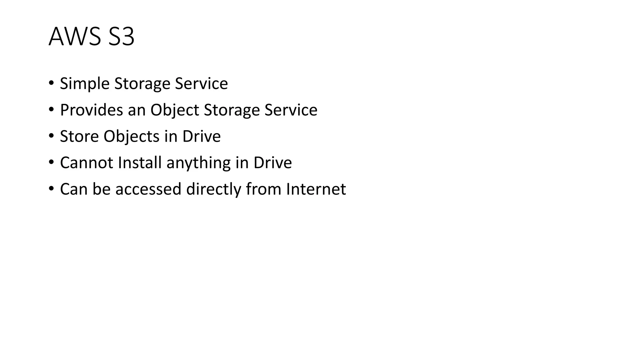 AWS-S3.pptx | Cloud Computing | Internet