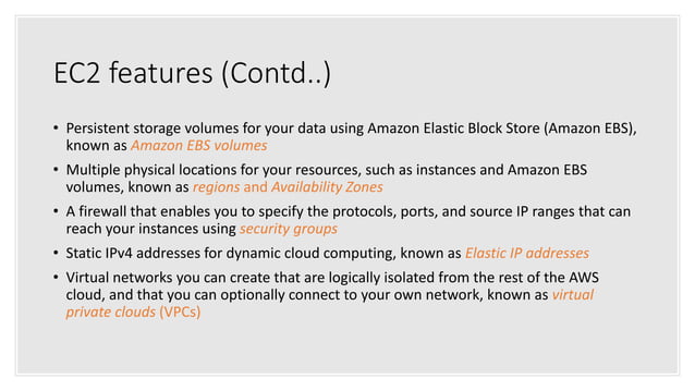 AWS solution Architect Associate study material | PPTX