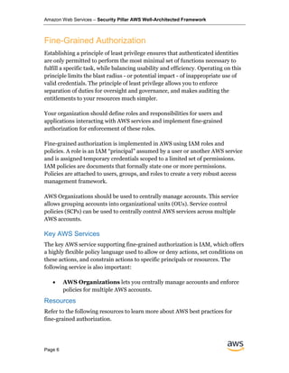 Aws security-pillar | PDF