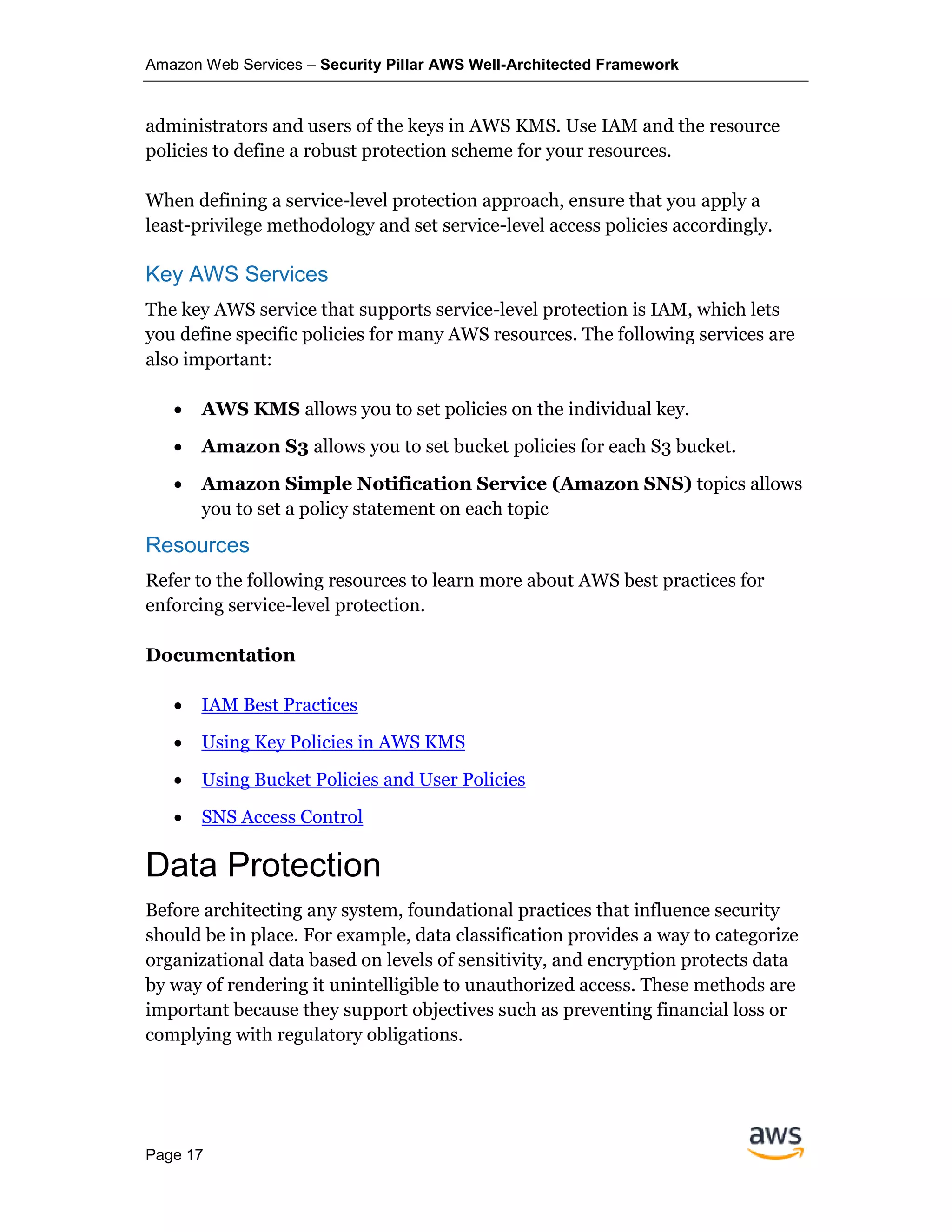 Aws security-pillar | PDF