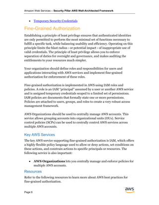 Aws security-pillar | PDF