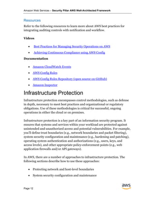 Aws security-pillar | PDF