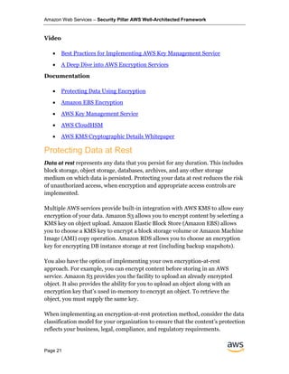 Aws security-pillar | PDF