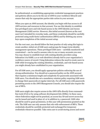 Aws security-pillar | PDF