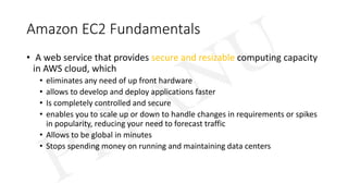 AWS EC2 Fundametals | PPTX