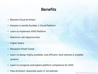 AWS Solution Architect Associate Training Course| AWS Certification ...
