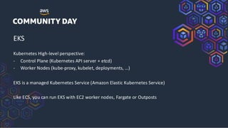 Amazon Elastic Kubernetes Service (EKS) From Zero to Day 1 | PDF