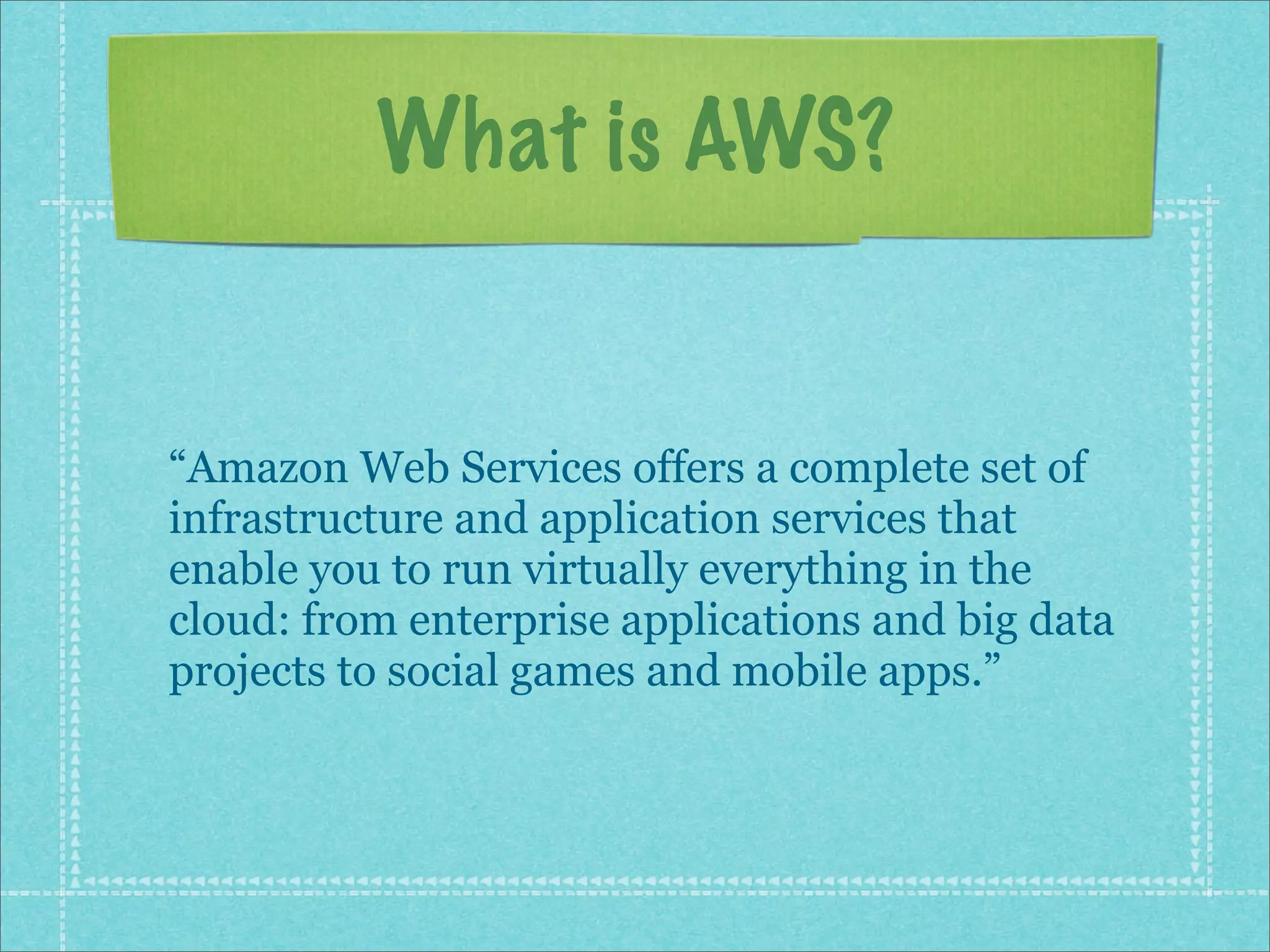 Amazon Web Services | PPT