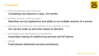 Scaling micro-services Architecture on AWS | PPTX