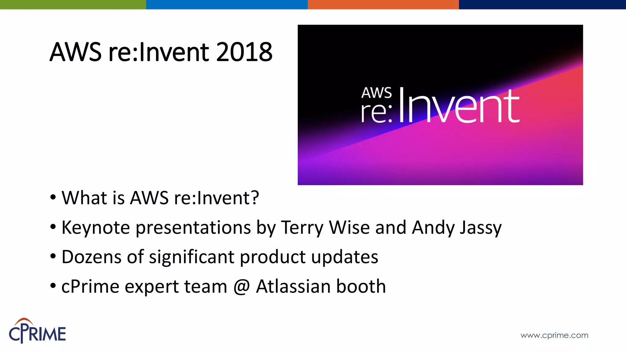 AWS re:Invent 2019 Recap - Expert Virtual Panel - Agile/DevOps/Team Tooling | PPT