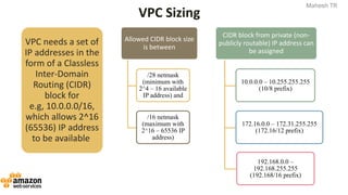 AWS Virtual Private Cloud | PPT