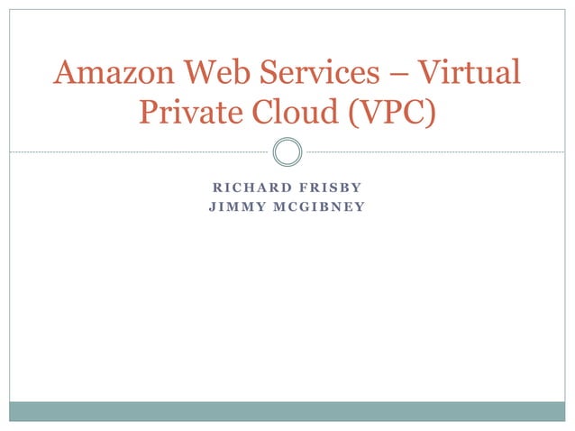 AWS VPC | PDF