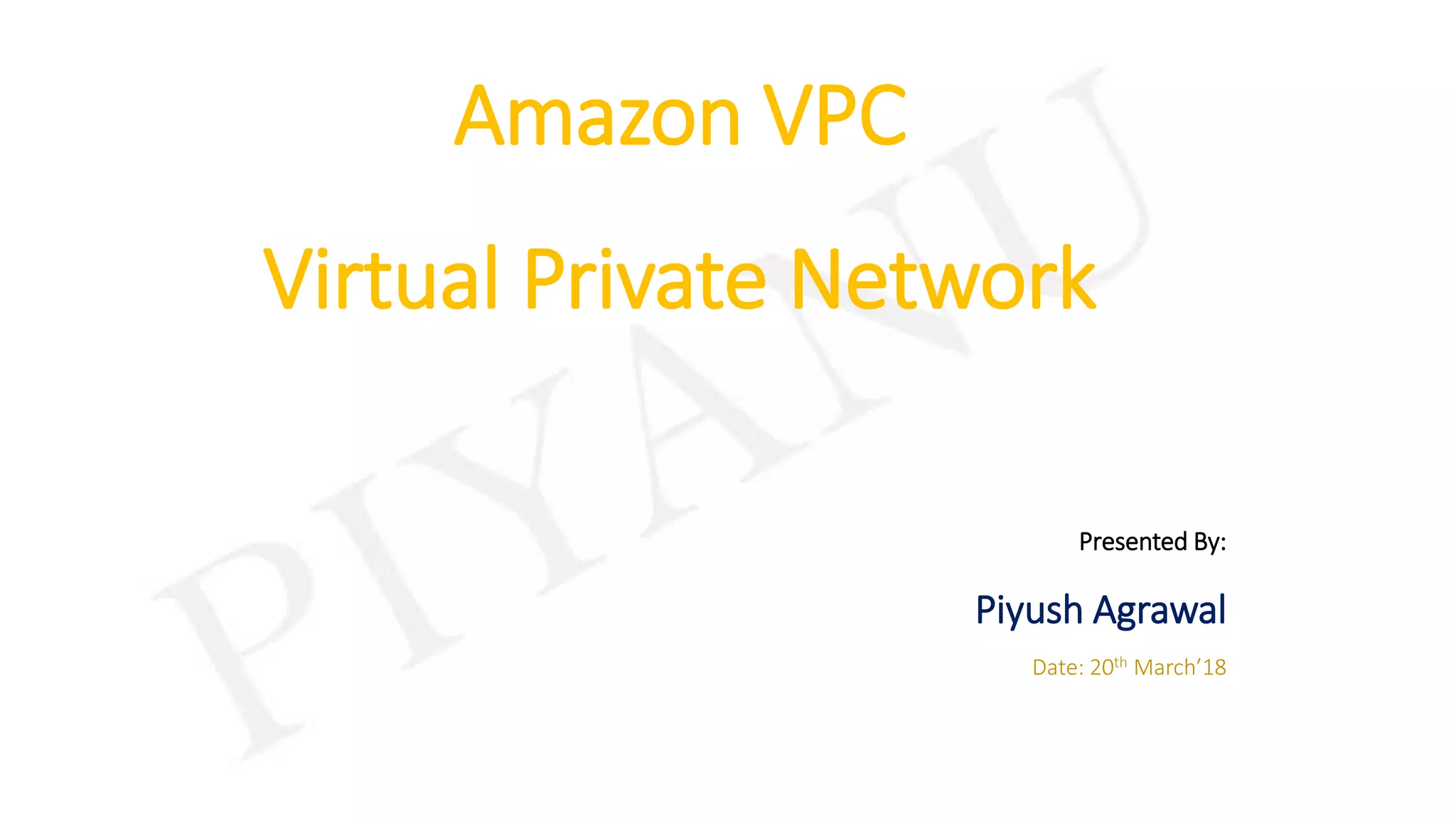 AWS VPC Fundamental | PPTX