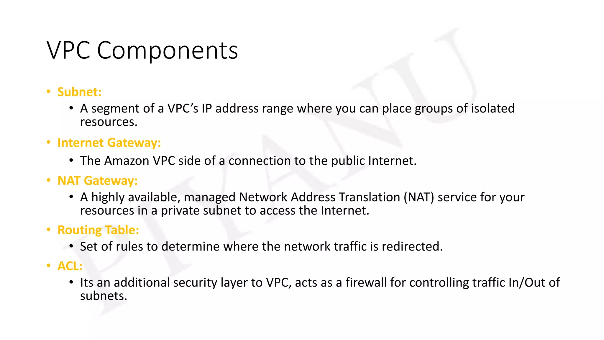 AWS VPC Fundamental | PPTX