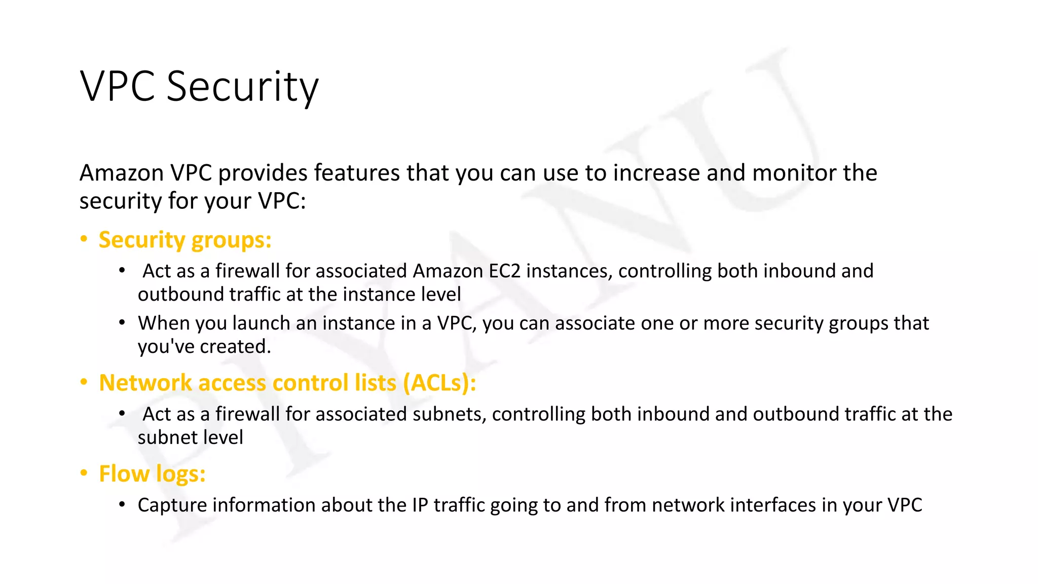AWS VPC Fundamental | PPTX