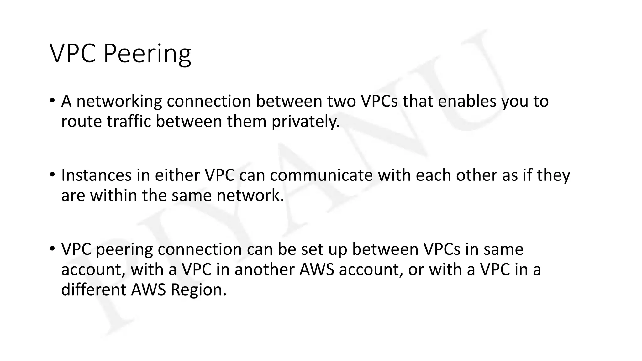 AWS VPC Fundamental | PPTX