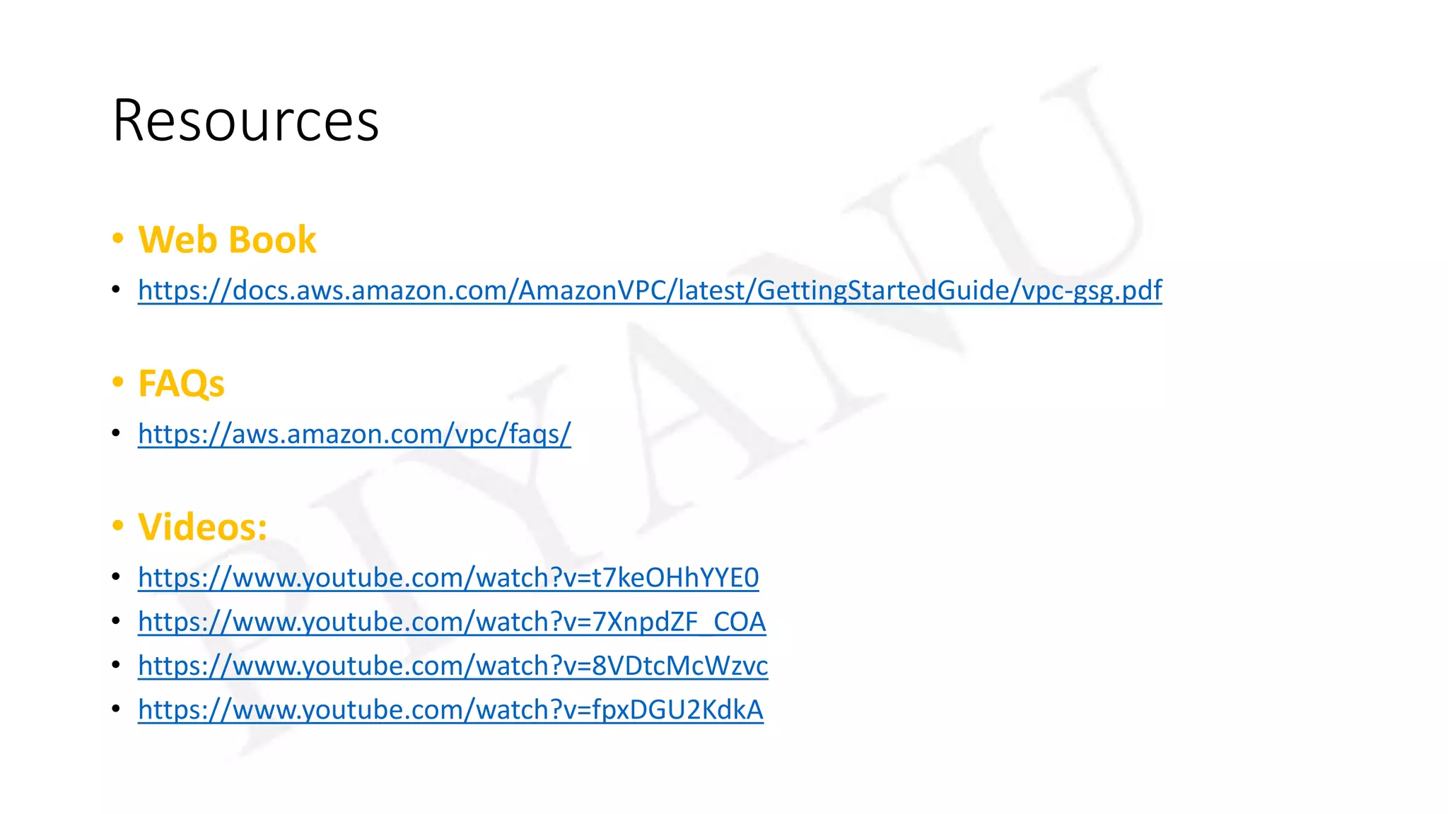 AWS VPC Fundamental | PPTX