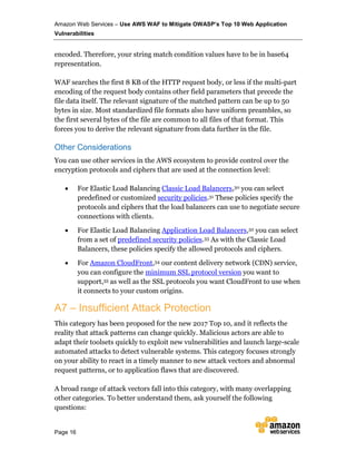 AWS WAF OWASP | PDF